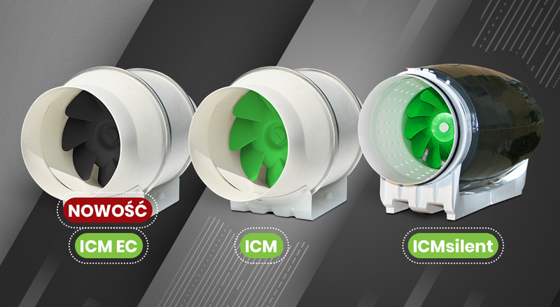 Poznaj NOWOŚĆ. Wentylator kanałowy ICM EC. | VENTIA | Aktualności